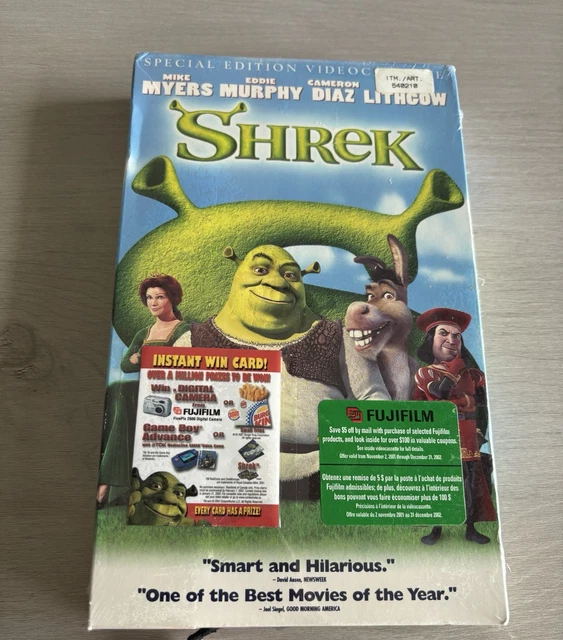 SHREK SPECIAL EDITION Big Box VHS RARE - BRAND NEW & FACTORY SEALED $30 ...