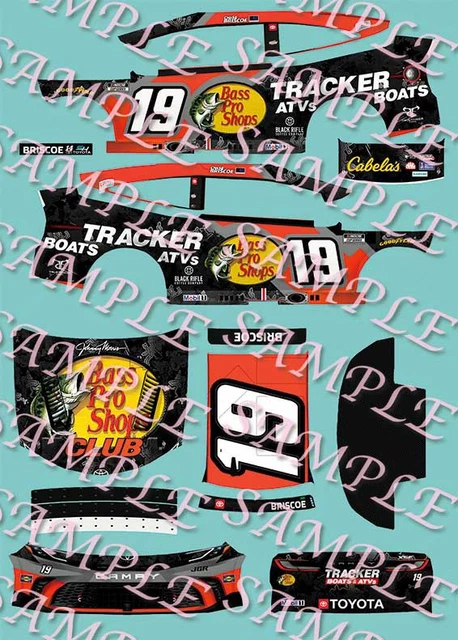 PREORDER 2025 CHASE Briscoe Bass Pro Daytona 500 1/24 Peel& Stick ...