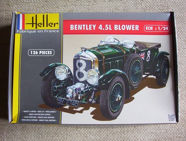 HELLER 1:24 SCALE Bentley 4.5L Blower, model kit [untouched]. £19.99 ...