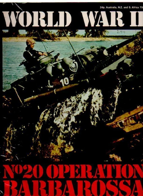 WORLD WAR II MAGAZINE - 'OPERATION BARBAROSSA' Number 20 £4.95 ...