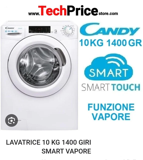 CANDY CSS1410/11-1 10 Kg Lavatrice a Carica Frontale INVERTER ALTA ...