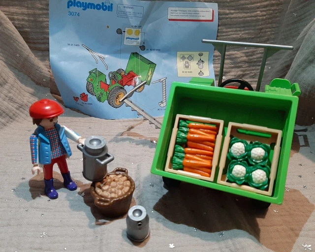 PLAYMOBIL MARAÎCHER / tracteur 3074 EUR 13,00 - PicClick FR
