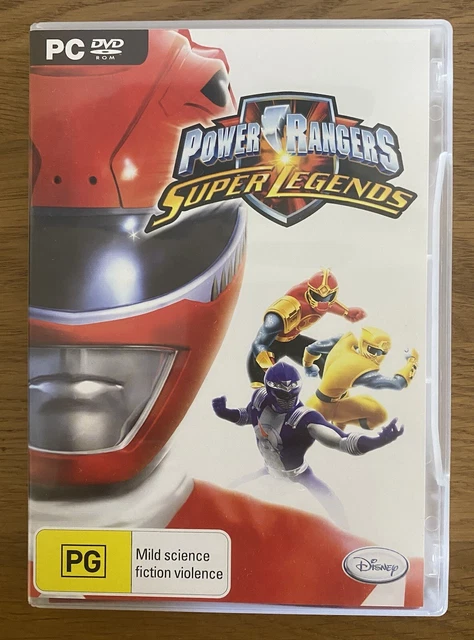 POWER RANGERS PC GAME DVD Rom Super Legends 2007 Complete with Manual ...