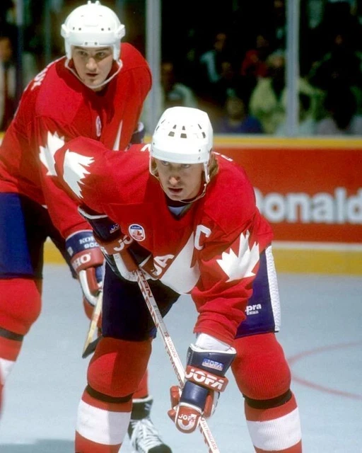 WAYNE GRETZKY, MARIO Lemieux Canada Cup 1987 8x10 Photo $5.50 - PicClick CA