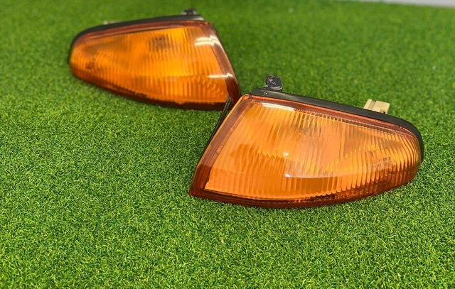 NISSAN SKYLINE R32 Gtr Gt-R Amber Indicator Signal Lights Lamps Bnr32 ...