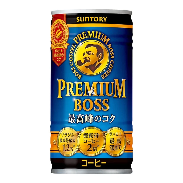 SUNTORY JAPANESE BOSS Premium Instant Coffee 185g (4 or 30 Cans) £12.99 ...