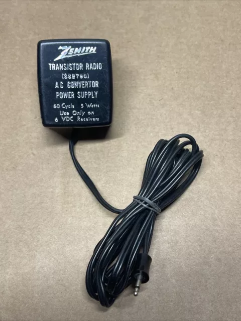 VINTAGE ZENITH TRANSISTOR Radio Plug Power Supply PNP-855 £26.63 ...