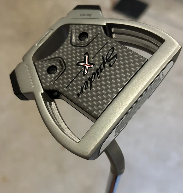 TAYLORMADE SPIDER X Hydro Blast Flow Neck Putter - Chrome (M7032326 ...