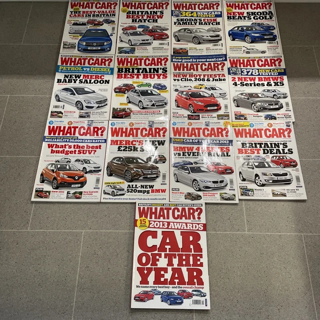 WHAT CAR MAGAZINES - January to December 2013 Complete Set 13 Issues £ ...
