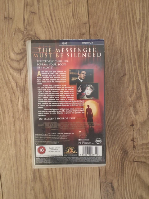 STIGMATA VHS HORROR Video Tape MGM Video 1999 £1.99 - PicClick UK