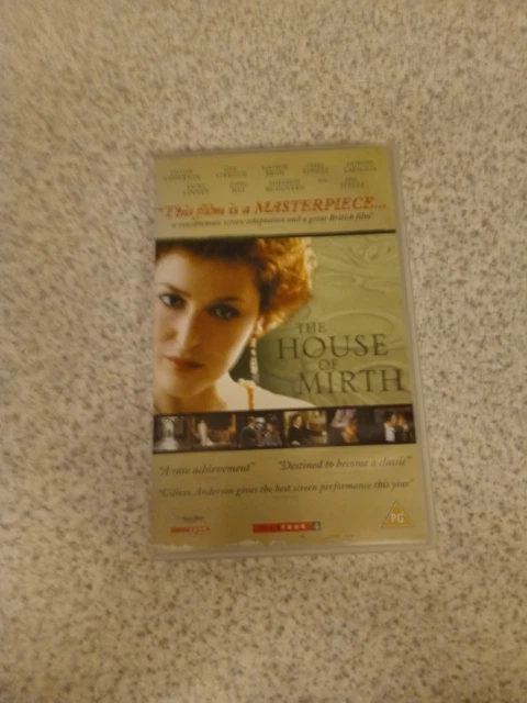 THE HOUSE OF Mirth Big Box Exrental Uk Pal Vhs 2001 Gillian Anderson ...