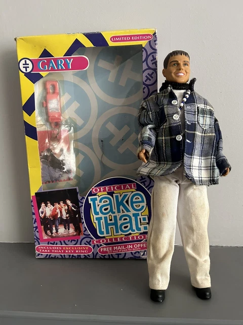 VINTAGE GARY BARLOW Take That Doll Figure Complete Box And Accessories ...
