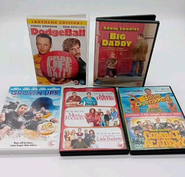 ADAM SANDLER BEN Stiller Comedy Dvd Bundle X7- Big Daddy, Grown Ups ...