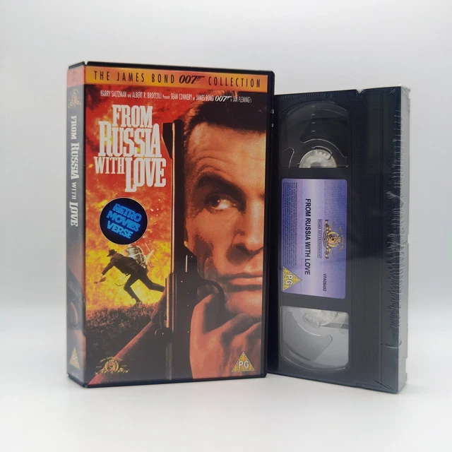 JAMES BOND FROM Russia With Love VHS 007 New and Sealed Video Tape ...