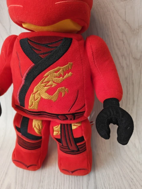 LEGO NINJAGO KAI Red Ninja Plush Mini Figure Soft Toy By Manhattan 13 ...