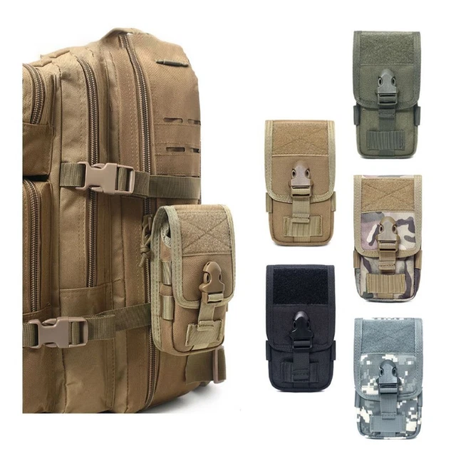 CAMPING SMALL POUCH Molle system Bum Hip Pack Durable Waist Belt Bag ...