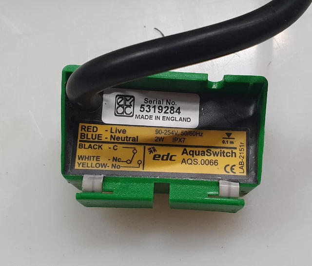 EDC AQUASWITCH AQS.0066 24V Water Detector Level Switch ...