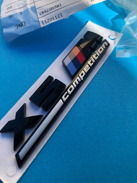 LOGO BADGE EMBLÈME BMW X5 M X5M COMPETITION 51168098961 Original F15 ...