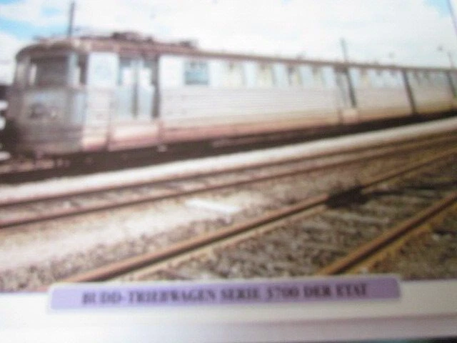 EISENBAHN FAKTEN 5 Frankreich Budd Triebwagen Serie 3700 ETAT 1938 EUR ...