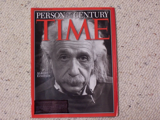 TIME MAGAZINE PERSON of the Century Albert Einstein December 31, 1999 £ ...