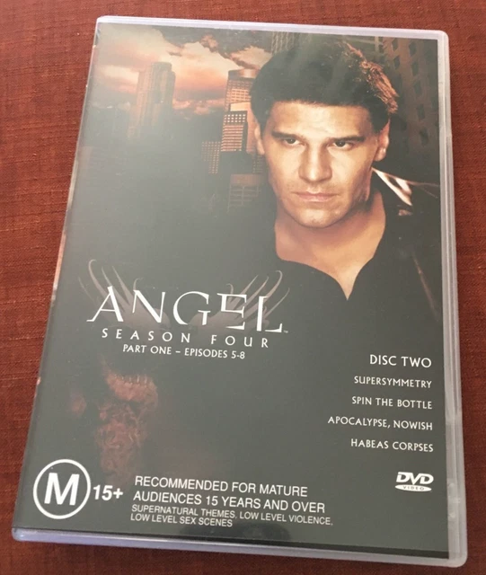 ANGEL DVD, SEASON Four. Disc Two. Part One. Episodes 5-8 $2.00 ...