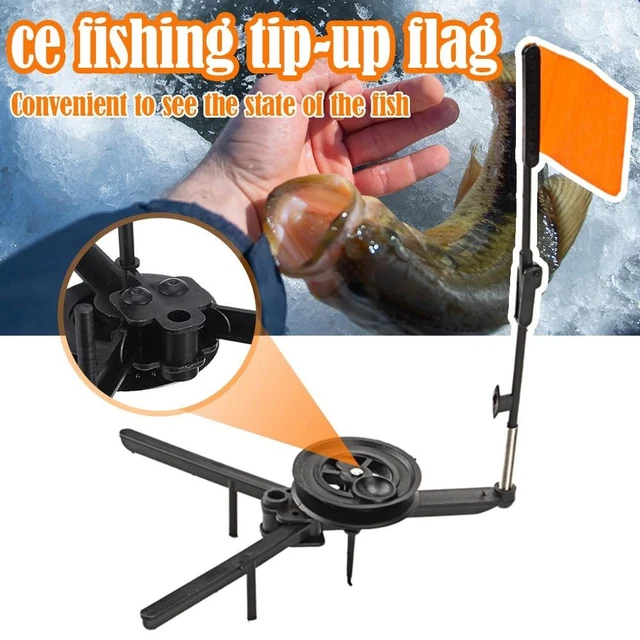 PORTABLE TRIANGULAR ICE Fishing Platform Flag Marker ...