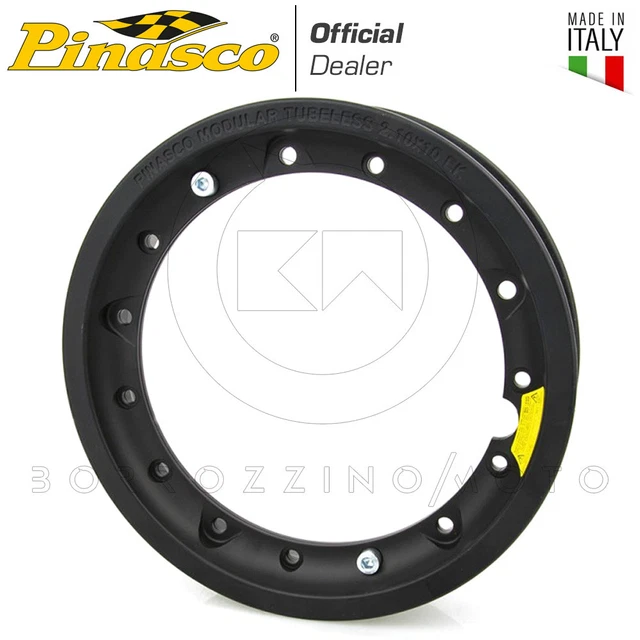 PINASCO ROUE ALUMINIUM Noir Tubeless 3.00.10 Pour VESPA 125 ET3 (VMB1T ...