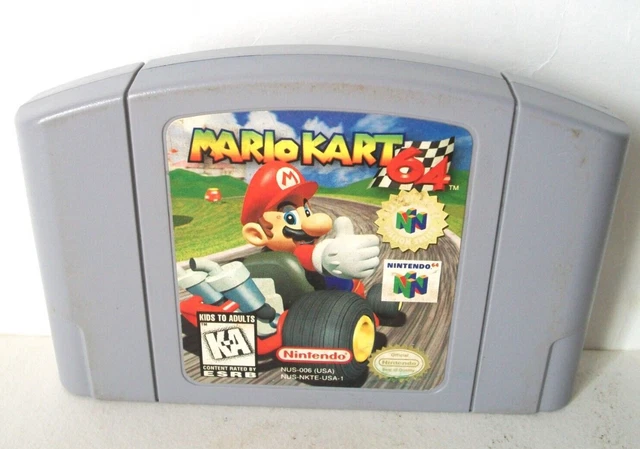 MARIO KART 64 Nintendo 64 N64 Authentic Game Cart Racing Race Original ...