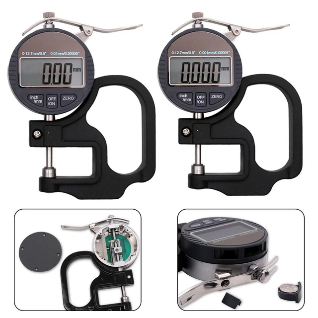 OROLOGIO DI MISURAZIONE digitale quadrante calibro micrometro tester ...