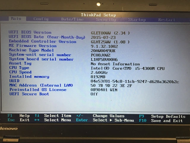 Lenovo Thinkpad T440p Motherboard 45101301007 Nm A131 Cpu Not Included O2 £2819 Picclick Uk