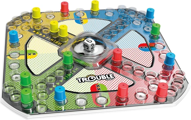HASBRO GAMING TROUBLE Board Game for Kids Ages 5 and up 2-4 Players £12 ...