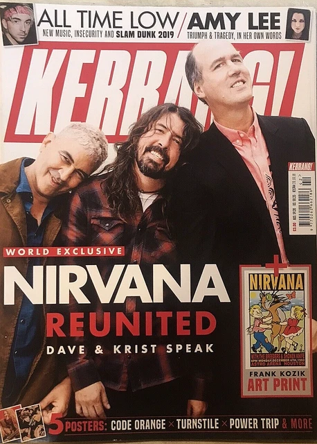 KERRANG MAGAZINE ISSUE 1744 Nirvana All Time Low Amy Lee Slam Dunk 2019 ...