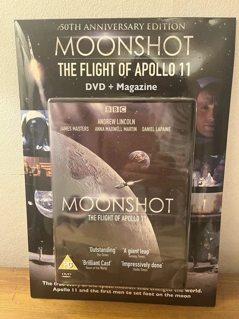 MOONSHOT THE FLIGHT Of Apollo 11 DVD & magazine 50th Anniversary ...