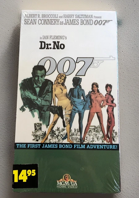 DR. NO 007 VHS Sean Connery James Bond NOS Sealed £11.62 - PicClick UK