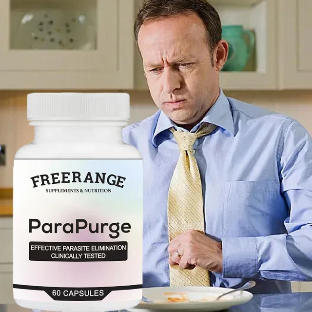 PARAPURGE GUT CLEANSE - Gut and ColonSupport Supplement 60 Capsules DE ...