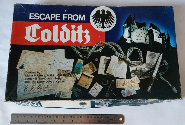 VINTAGE ESCAPE FROM Colditz Board Game In Good Condition Gibson Games ...