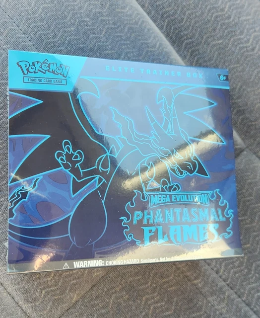 POKÉMON MEGA EVOLUTION Phantasmal Flames Elite Trainer Box ETB Sealed ...