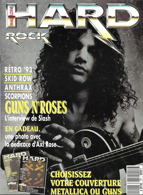 REVUE: HARD ROCK Magazine n° 109 Skid Row Anthrax Guns n'Roses ...