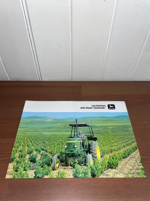BROCHURE PROSPEKT PROSPECTUS TRACTEUR UNIVERSEL JOHN DEERE tractor-traktor-fendt EUR 15,00 ...