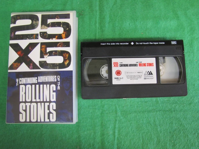 25X5 THE CONTINUING Adventures Of The Rolling Stones VHS £5.00 ...