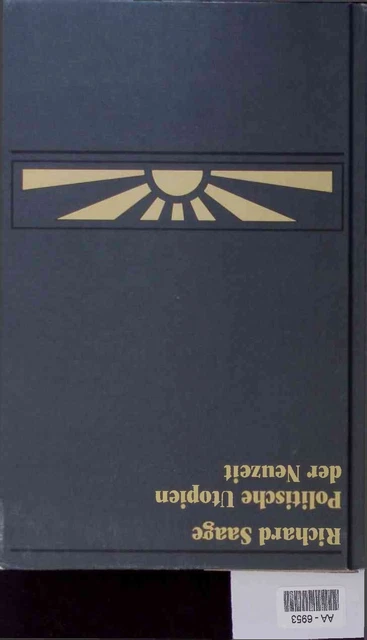 POLITISCHE UTOPIEN DER Neuzeit. Saage, Richard: 1847884 EUR 7,70 ...