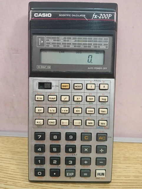 RARE CASIO CALCULATOR fx-200P For Repair $39.81 - PicClick CA