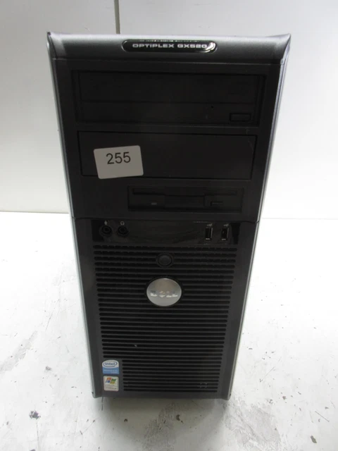 DELL OPTIPLEX GX520 Desktop Computer Intel Pentium 4 1GB Ram 500GB HD ...