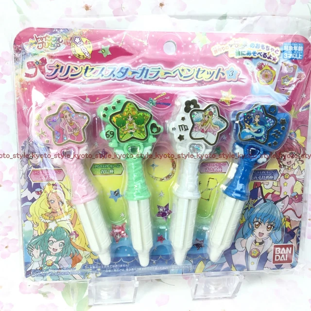 BANDAI STAR TWINKLE PreCure Pretty Cure Princess star Color Pen Set 3 ...