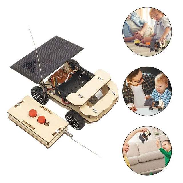 SOLAR ENERGY KIDS Toy Small DIY Remote Control Car STEM Education Child ...
