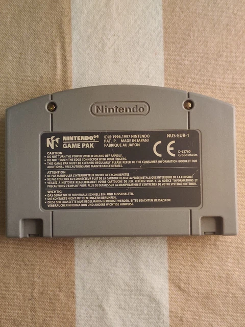 SUPER MARIO 64 Nintendo N64 Cart Only PAL European Version Cdn Seller ...