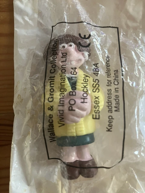 VINTAGE WALLACE AND Gromit Figure 1989 - Wendolene - Cake Topper ...