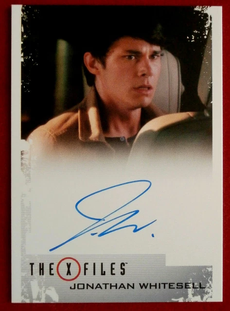 X-FILES - SEASONS 10 & 11 - JONATHAN WHITESELL, Personally Signed ...