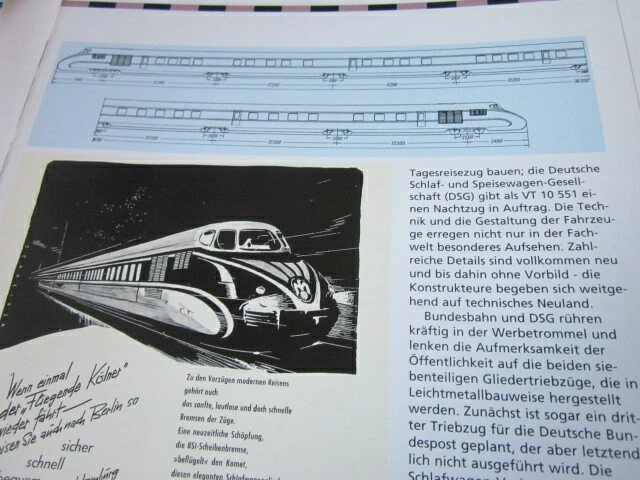 LOKAUFRISS VBT 31 DB VT 10 551 Nacht Treibzug Komet 1953 EUR 4,56 ...