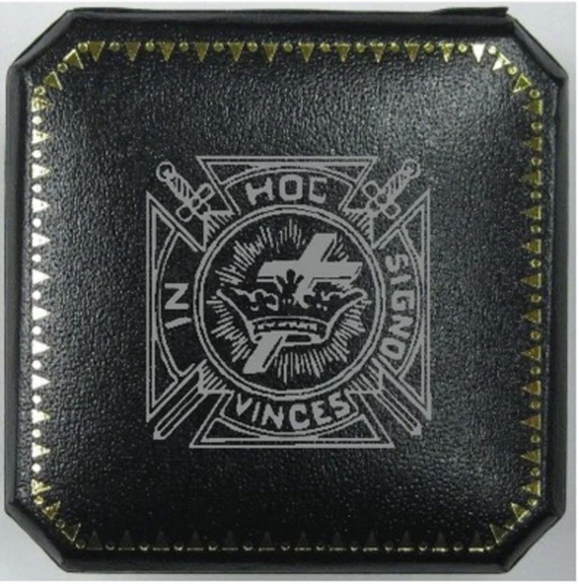 HOLY LAND CRUSADE War Knight Templar Masonic KT Olive Wood Cross Rosary ...